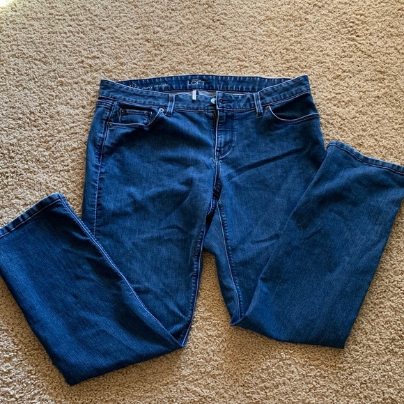 LOFT | Jeans | Ann Taylor Loft Curvy Straight Leg Jeans | Poshmark